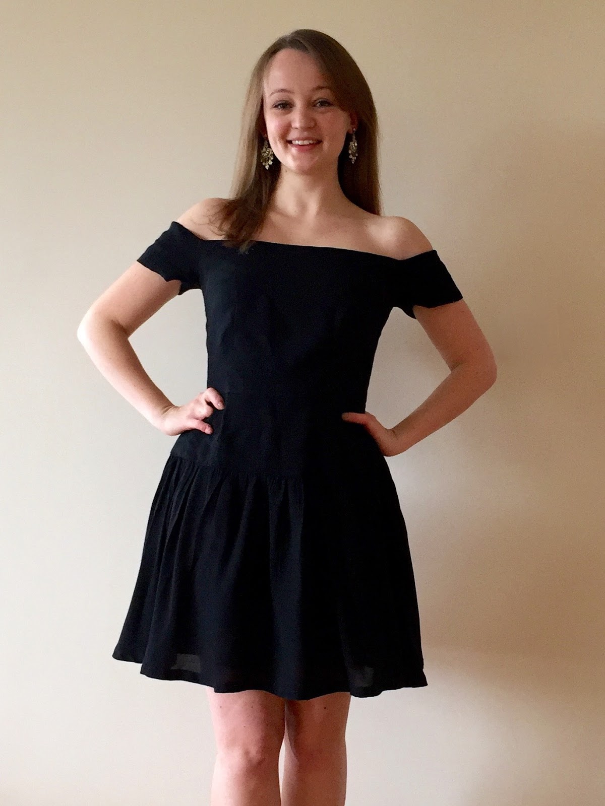 Diary of a Chain Stitcher : Black Viscose Seda Dress