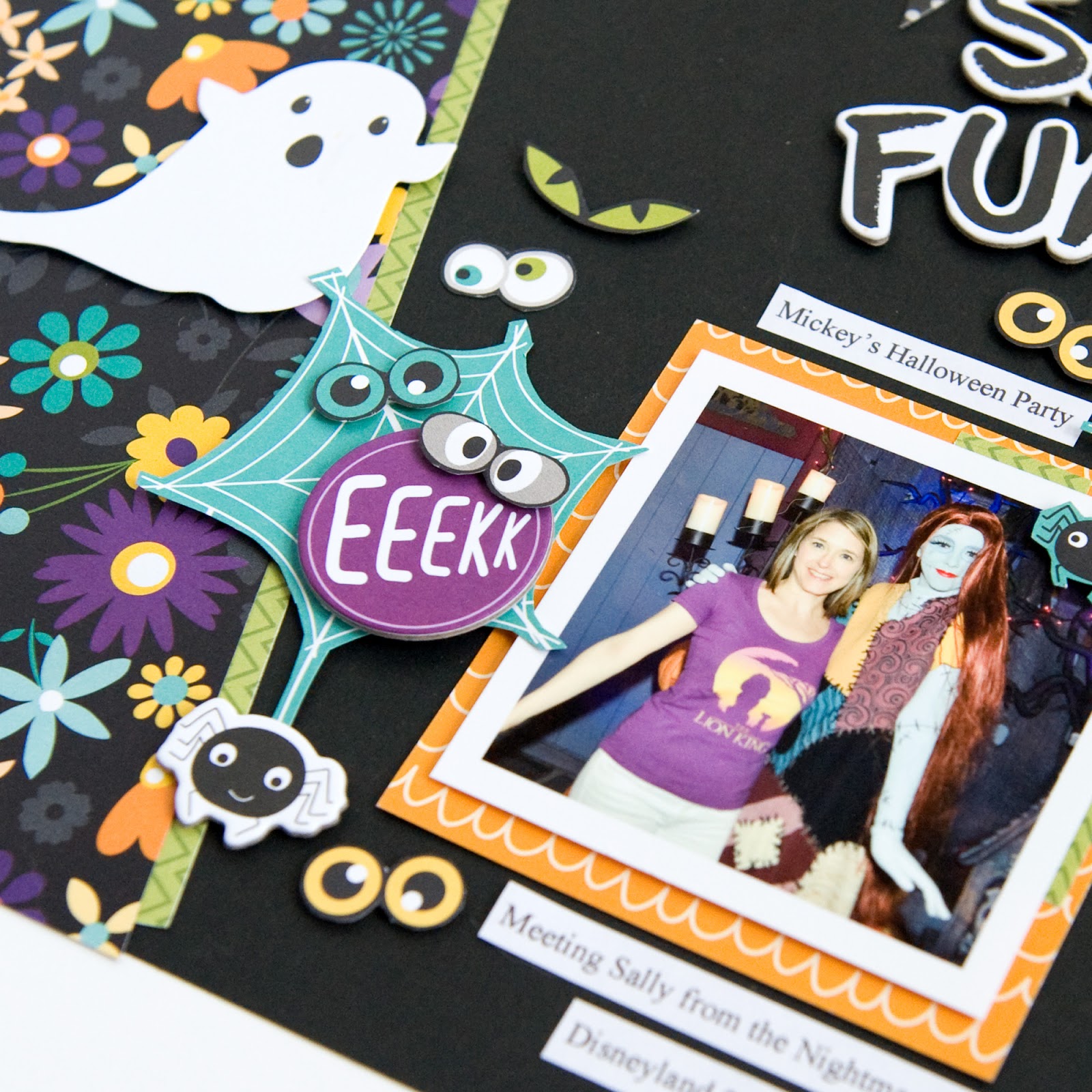 Scrap Happiness: Spooky Fun layout with Bella Blvd!