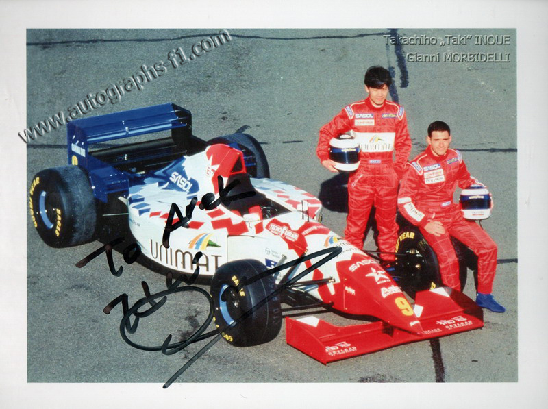 Autographs-F1: Takachiho "Taki" INOUE