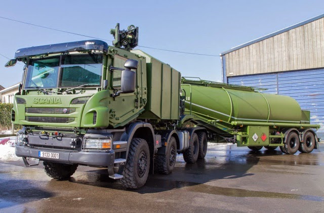 DIECIOCHO RUEDAS: SCANIA MILITAR BLINDADO 6X8 CISTERNA DEL EJERCITO FRANCÉS