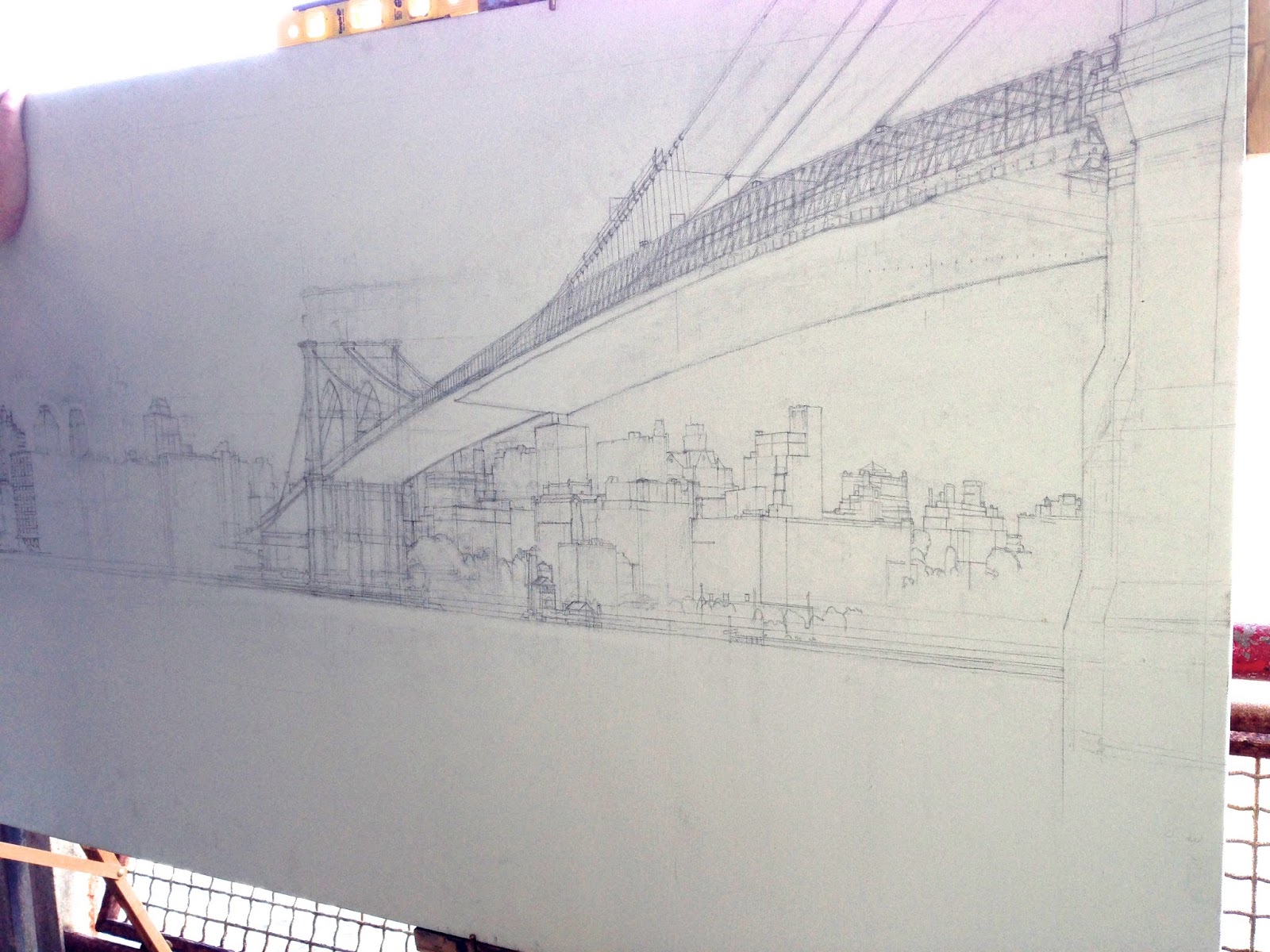 Marash Girl: John Mitchell Captures the Brooklyn Bridge from the ...