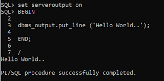 How to run PL/SQL Code With Command Line?