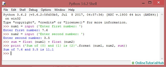 Python # 7 - Python Examples - OnlineTutorialHub