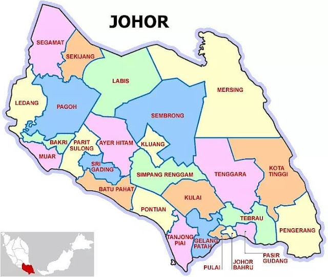 Xploring Johor: Districts and cities of Johor