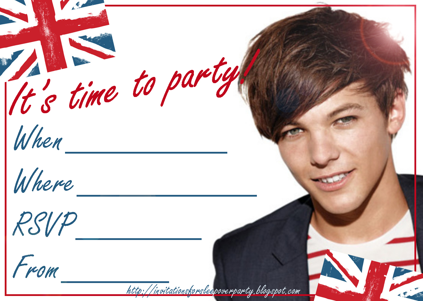 INVITATIONS FOR SLEEPOVER PARTY