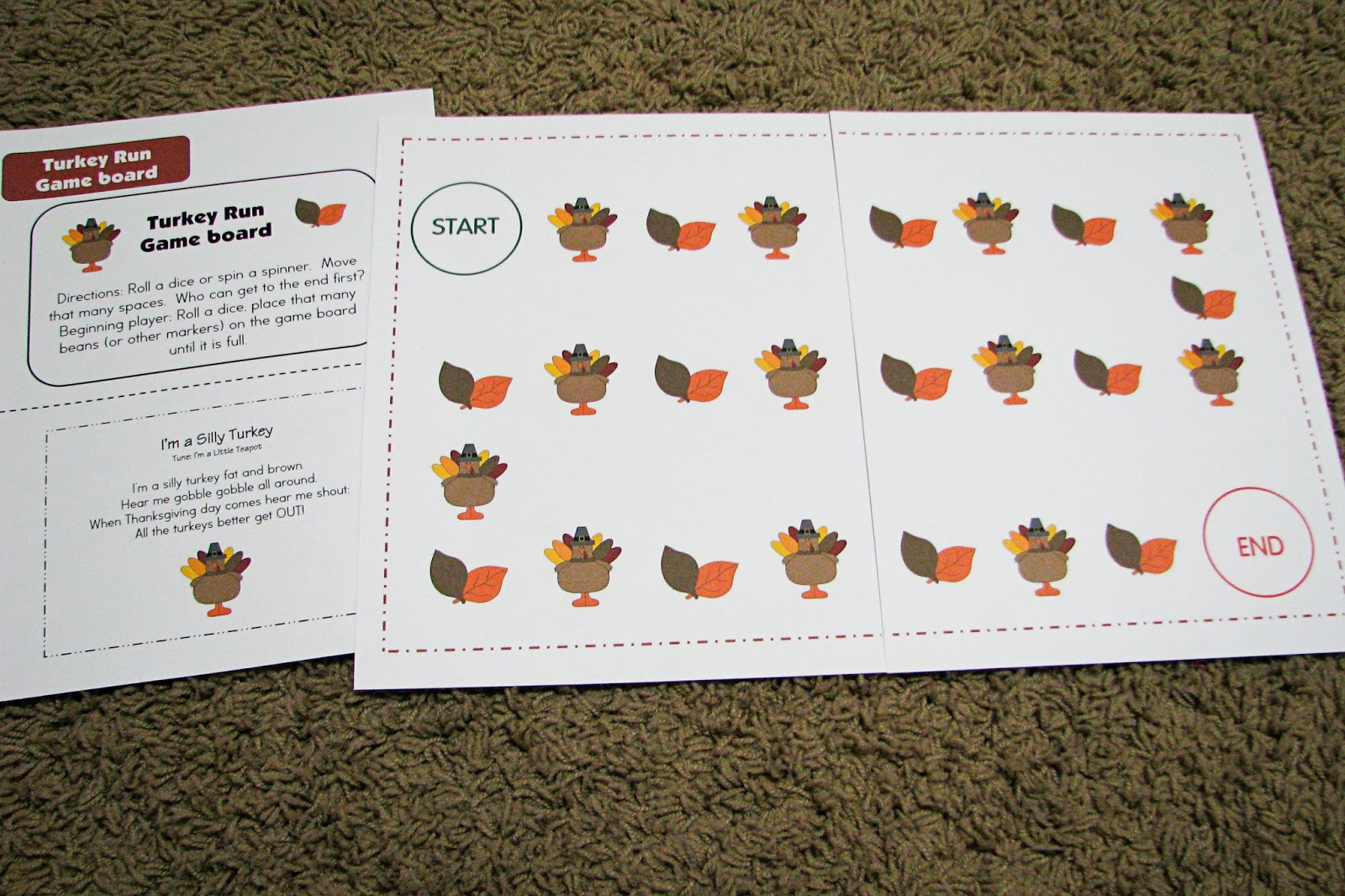 Mommy's Little Helper: Turkey Preschool Theme
