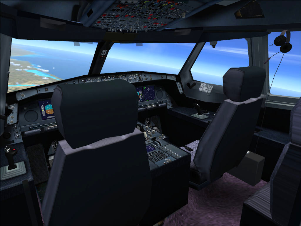 FSX "Virtual Cockpit" gray/silver textures Upgrade for Airbus