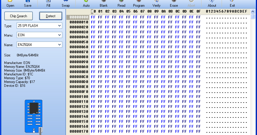 Programa do Gravador CH341A Pro