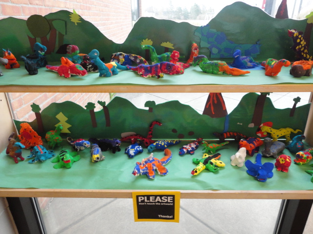 Thomas Elementary Art: 2nd Grade Clay Dinosaurs