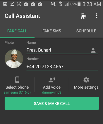 How to make fake calls and receive fake sms on Android » ChuksGuide