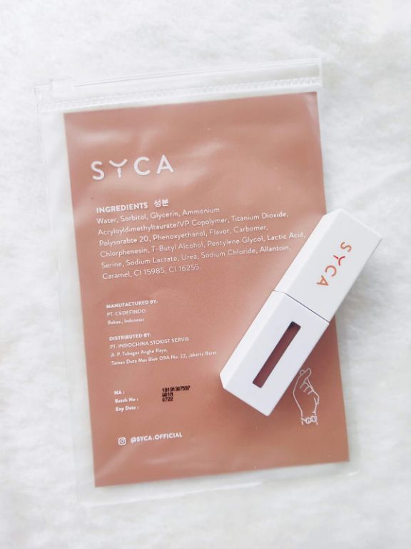 REVIEW SYCA LIP TINT CARAMEL BEIGE — Words of The Dreamer