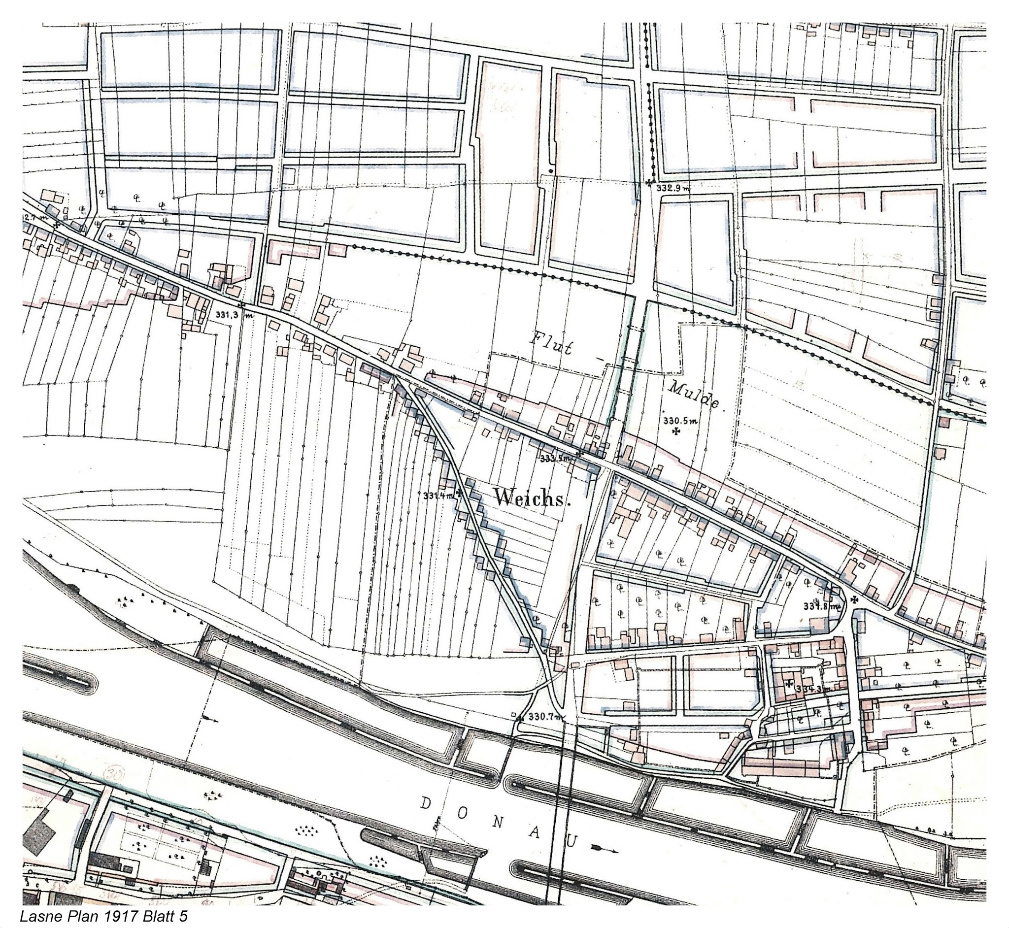 Regensburg historisch: 1917 - Lasne-Pläne