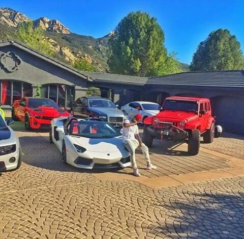 Rapper The Game shows of his luxury cars (photos)