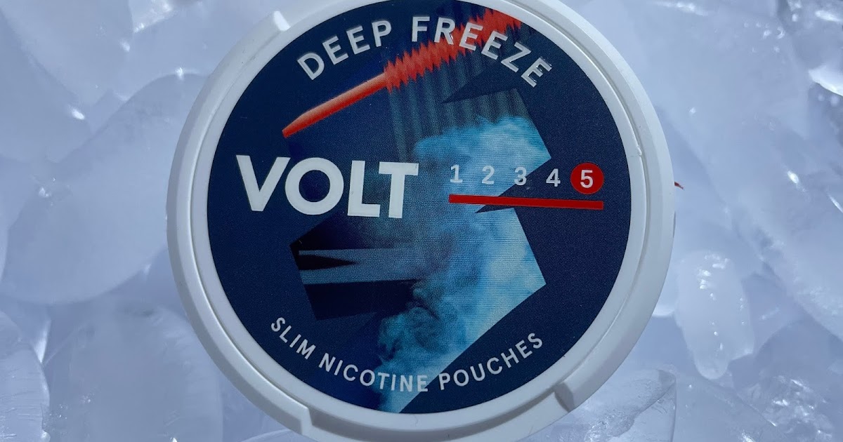 Volt Deep Freeze (Nicotine Pouches) - Review. 12 May 2021.