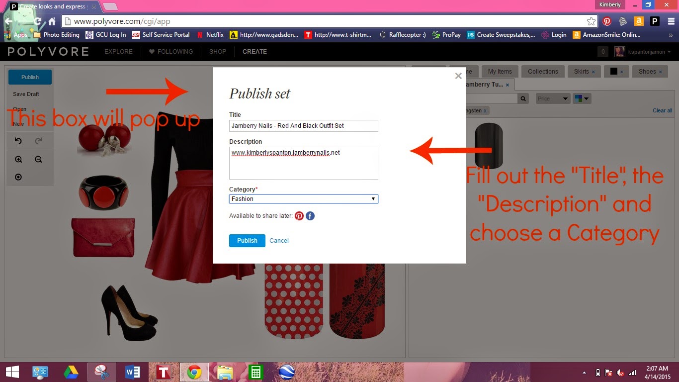 Mommy+Me Jamming On!: Polyvore Slide Photo Tutorial