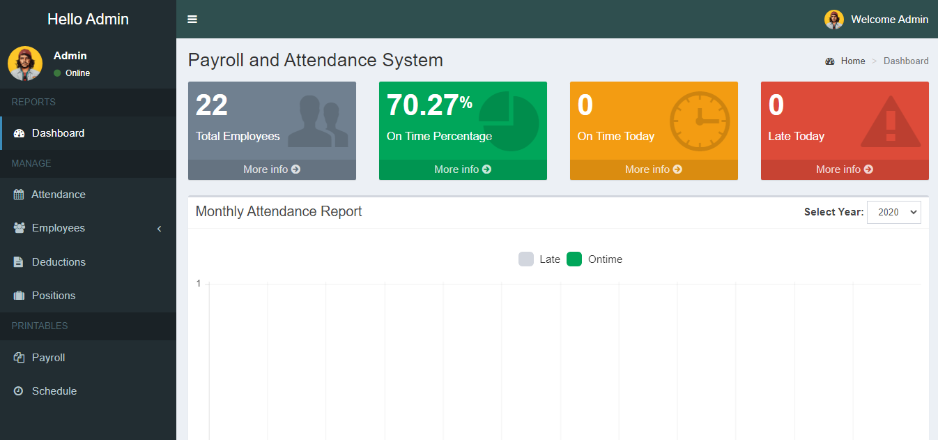 Payroll and Attendance System in PHP MySQL with Source Code | Free ...