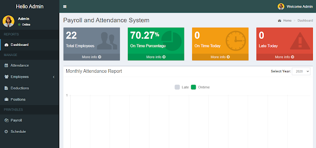 Payroll and Attendance System in PHP MySQL with Source Code | Free ...