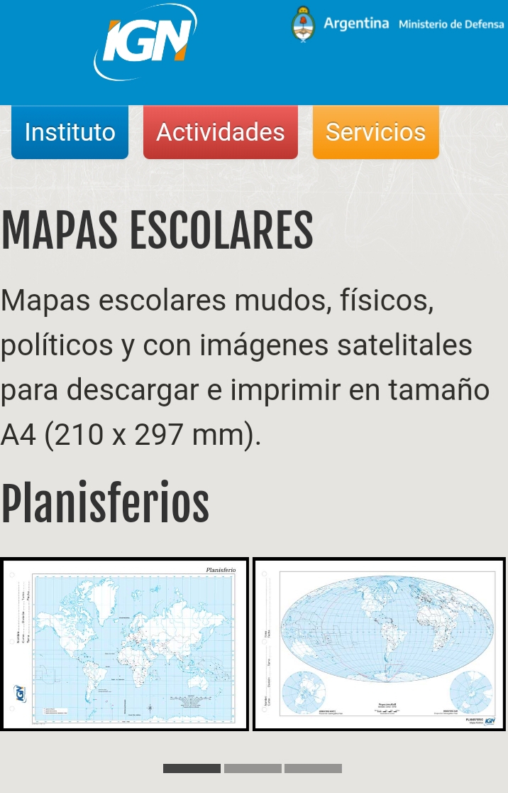 Tareas de Geosociales: Mapas escolares para imprimir