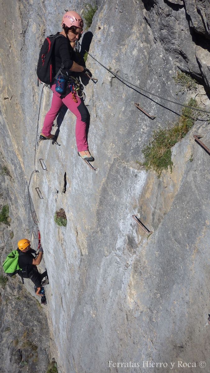 Vía Ferrata de Sacs - K3 - | Ferratas Hierro y Roca