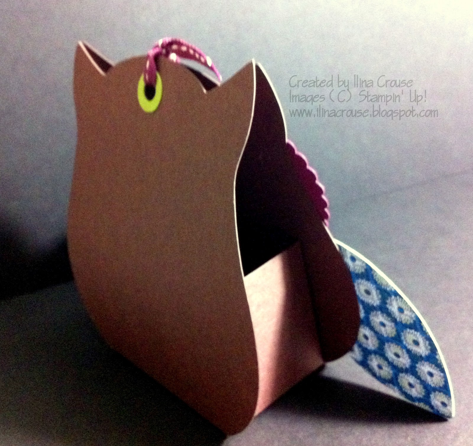 Baazar Owl Box template and tutorial