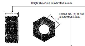 01803-02228 "NUT" Komatsu Genuine Parts