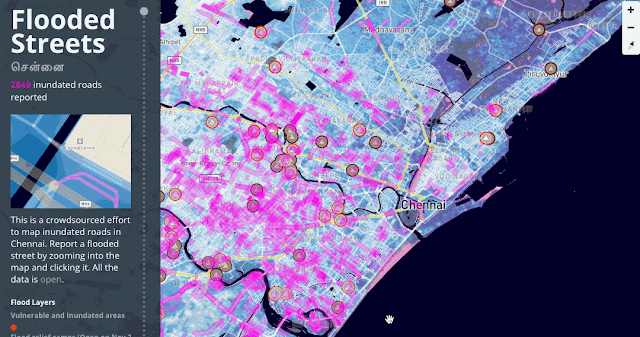 CLIMATE | Chennai Flood Map Analysis : Cause and Effect