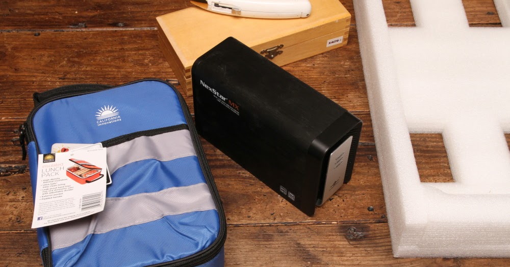 Prairie Rim Tech: Carrying case for a dual-bay USB drive enclosure