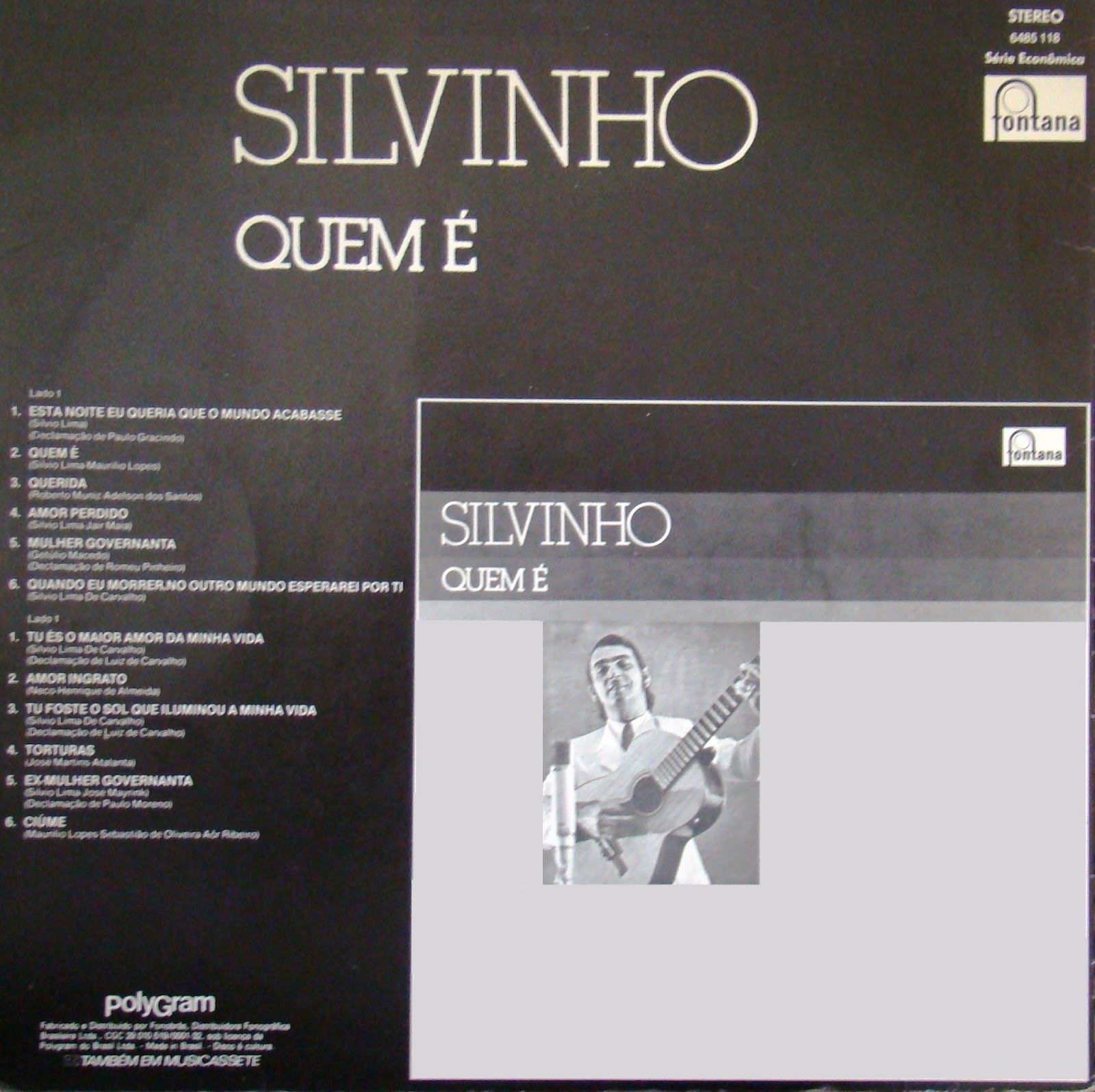 C A N G U L E I R O8: SILVINHO - QUEM É (1979)