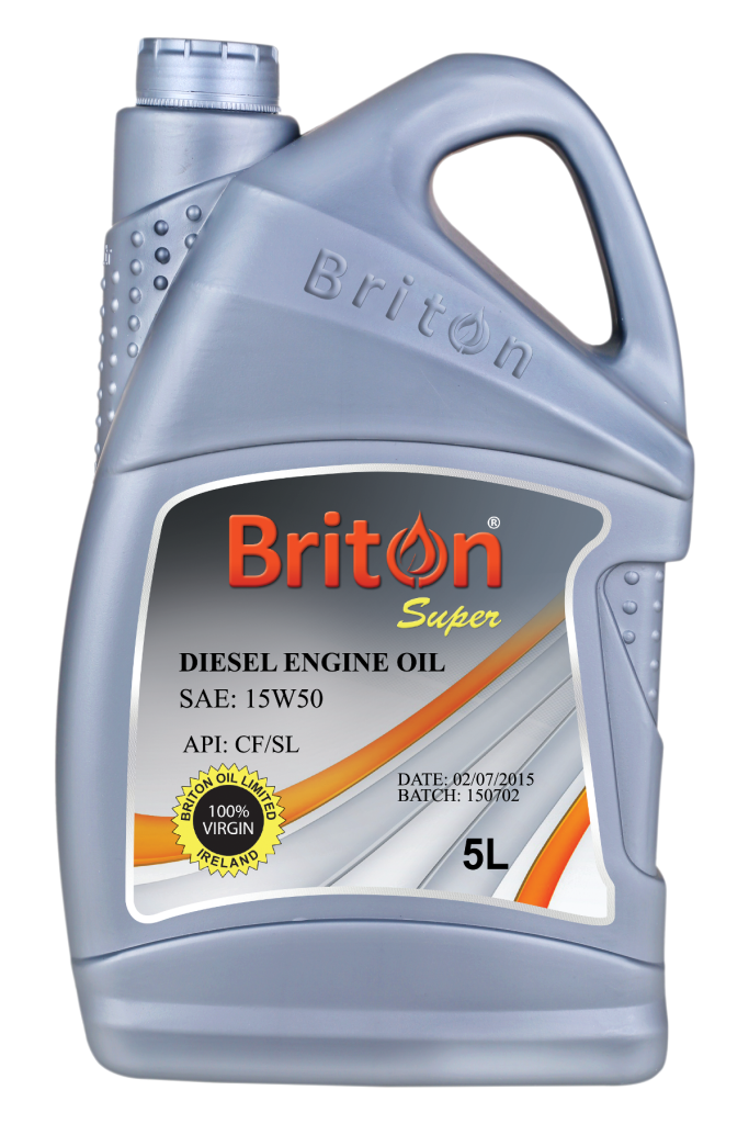 Briton Oil Products: Diesel Engine Oil 15W-50 Virgin