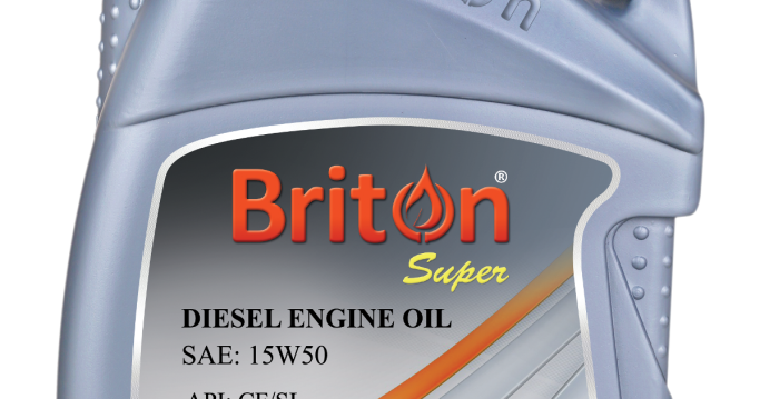 Briton Oil Products: Diesel Engine Oil 15W-50 Virgin