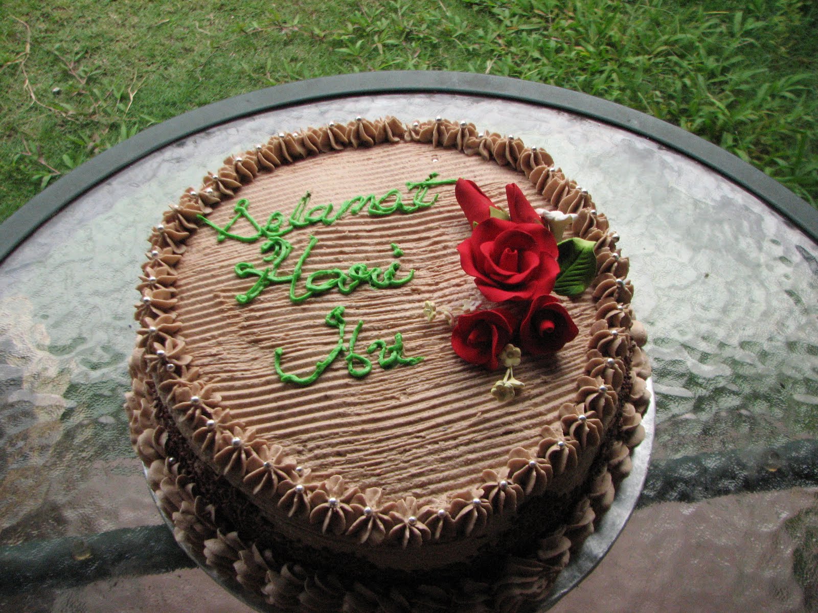 Kek Hari Ibu Buttercream Chocolate