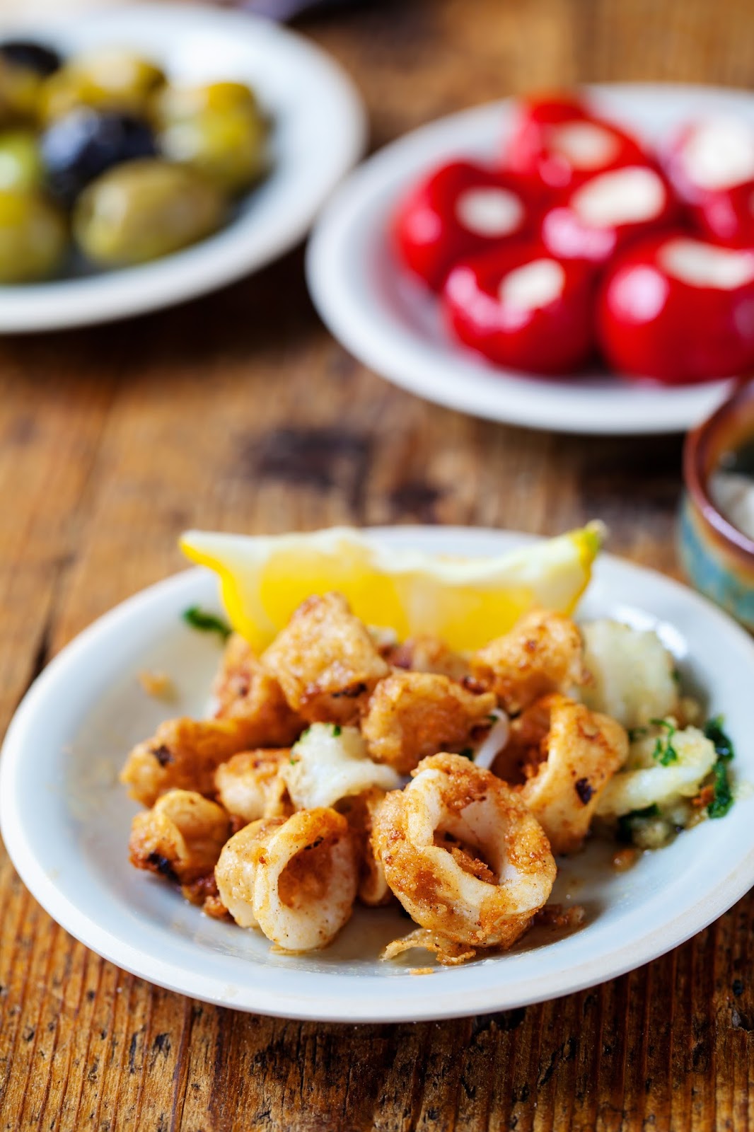 Garlic Parsley Grilled Squid Tapas