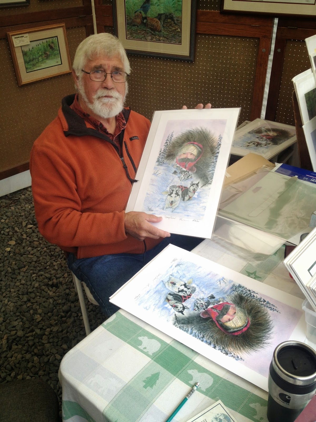 Lisbet Norris - Anadyr Siberians Blog: 2015 Iditarod Fundraising Print