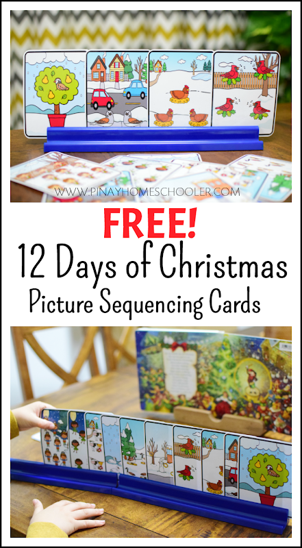 FREE Twelve Days of Christmas Picture Sequencing | The Pinay Homeschooler