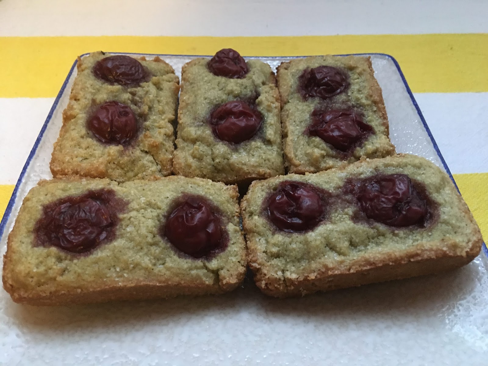 Matcha and Cherry Financiers | Laws of the Kitchen