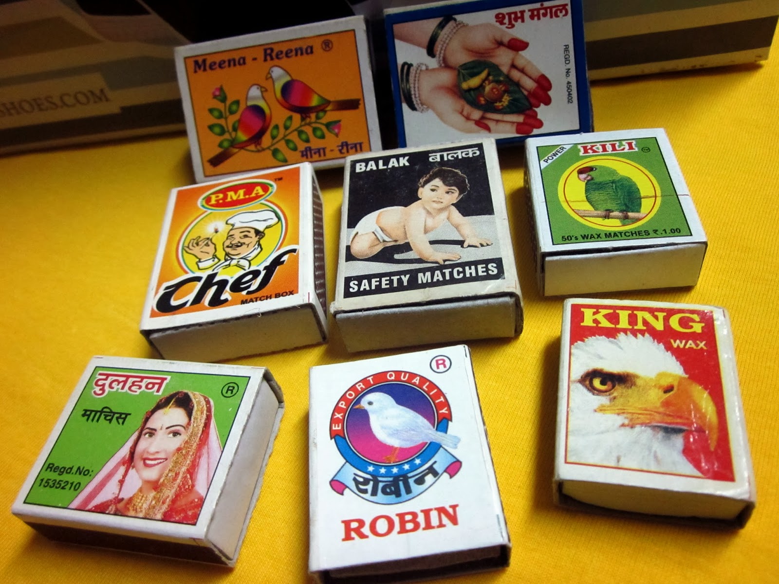 MATCHBOXES AND LABELS COLLECTION: INDIA