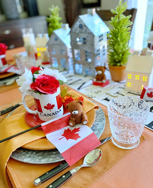 Dining Delight: Every Child Matters Tablescape for Canada Day