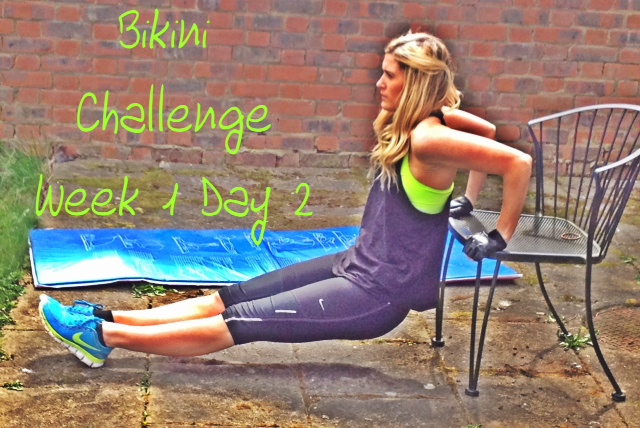 The Chic Physique: Bikini Challenge: Week 1 Day 2