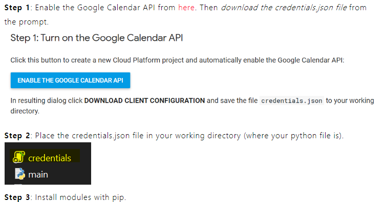 [Tech With Tim] Python Voice Assistant Tutorial #3 - Setting up Google ...