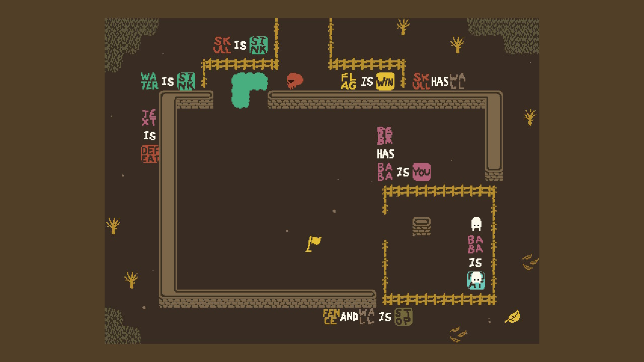 Baba Is You 攻略: THE RETURN OF SCENIC POND 眺めのいい池への帰還 14-12