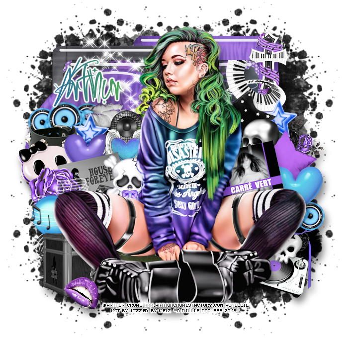 Millie's PSP Madness: Template 846 and Tag with brand new Arthur Crowe