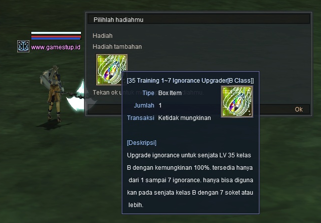 Quest Upgrader 1-7 B Bangsa Cora - RF Online - GameStup