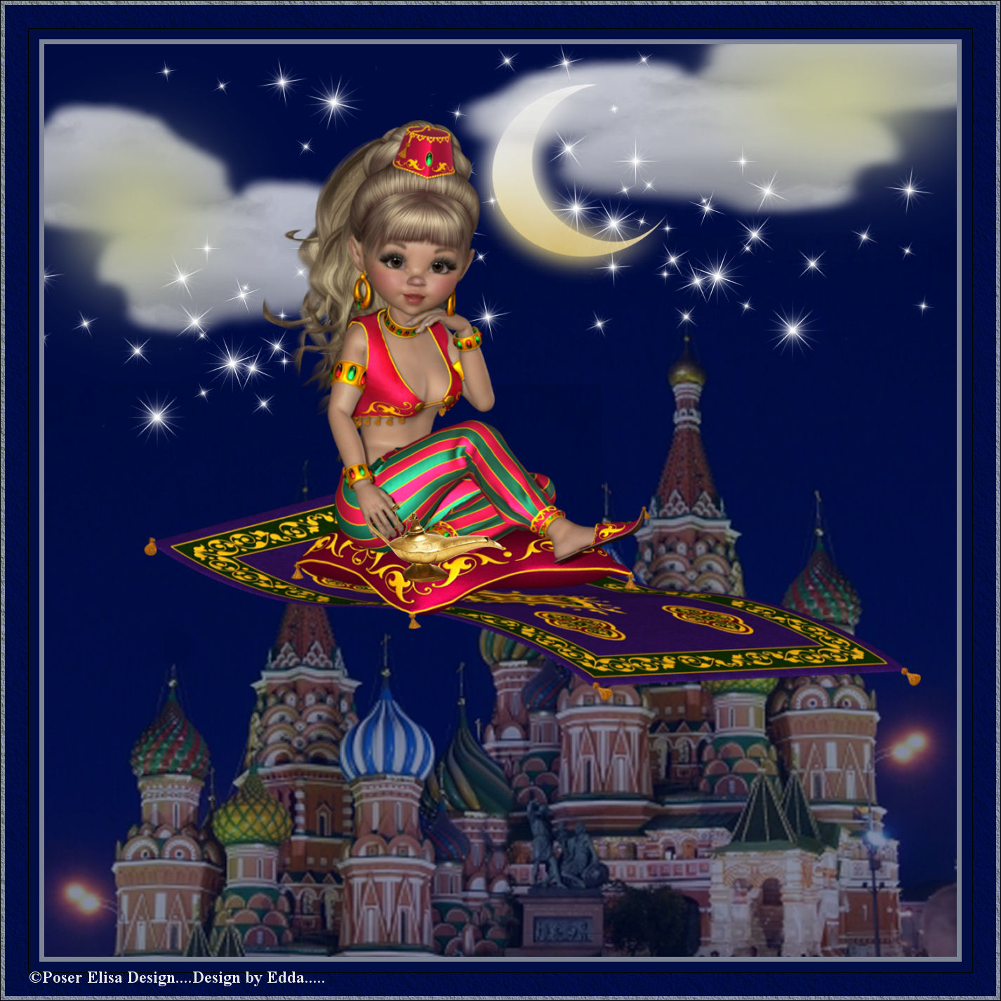 Claudin Design: Bezaubernde Jenny auf ihrem fliegenden Teppich..