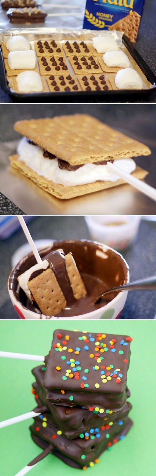 Ideas & Products: How to make S’mores Pops