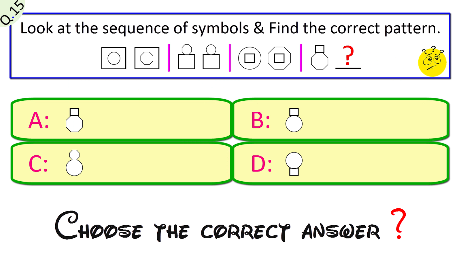 Click How: Letter and Symbol Series Question Answer Test