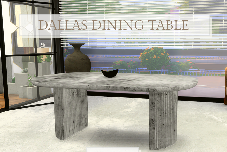 Dallas Dining Table - Dinha