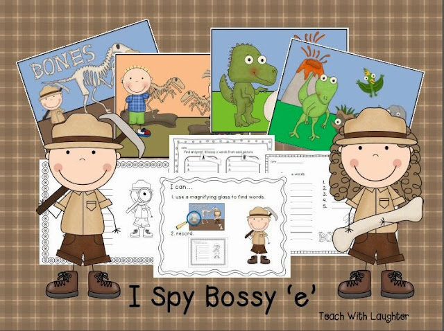 Teach With Laughter: I Spy Bossy 'e' Update