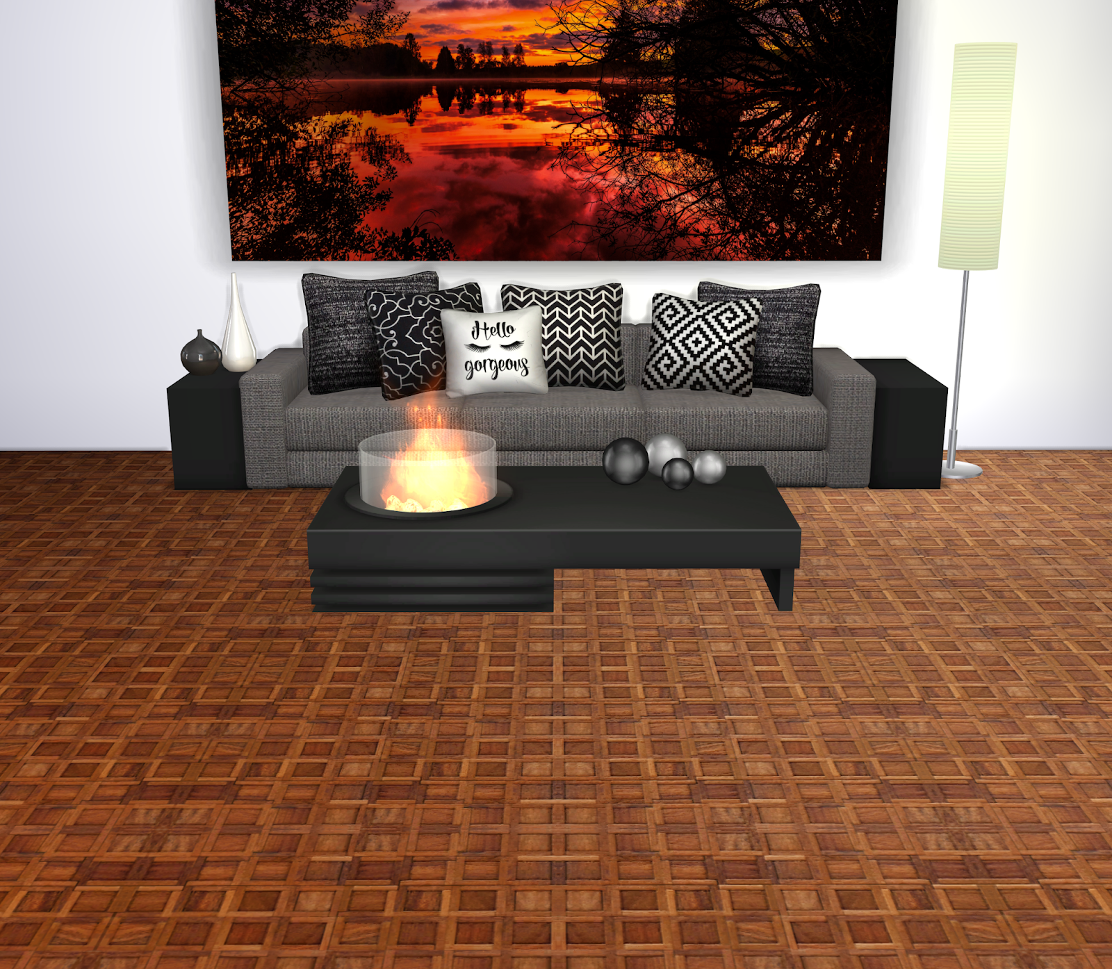 TS4 Custom Content: Wood Floors Set 01-05