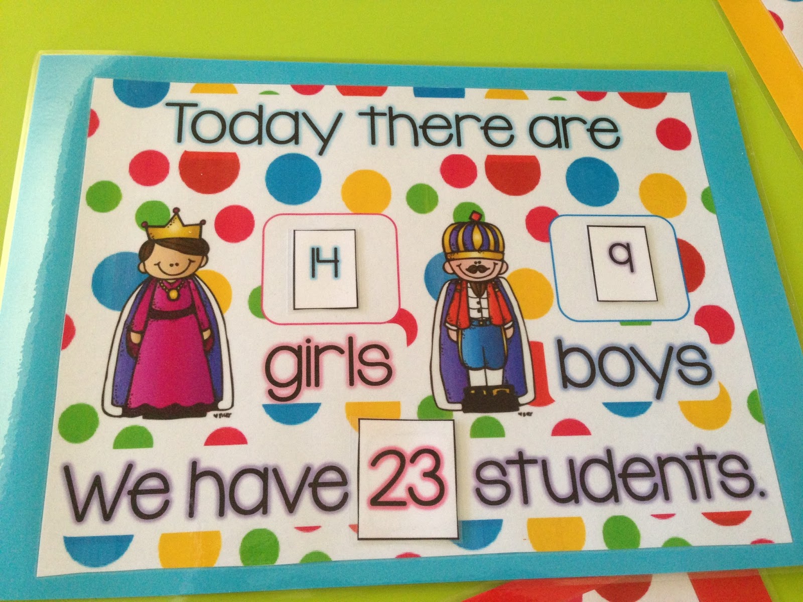 Teachable Moments: Our class calendar