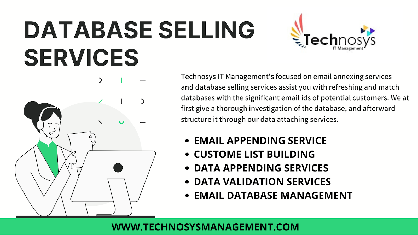 Technosys IT Management: Outsource Database Selling Services to ...